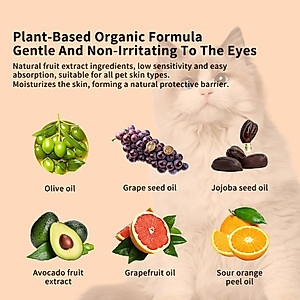 Tear Stain Remover for Dogs 1oz - Dog Tear Stain Remover for White Dogs, Pet Eye Cleaner, Dog Eye Care for Tear Stains, Dog Eye Booger Remover, Cat Tear Stain Remover, Eye Stain Remover for White Fur