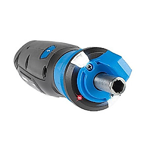 HAMMERHEAD 4V Lithium Rechargeable Screwdriver with Patented Circuit Sensor and 9-Piece Bit Kit with Innovative Bit Grip