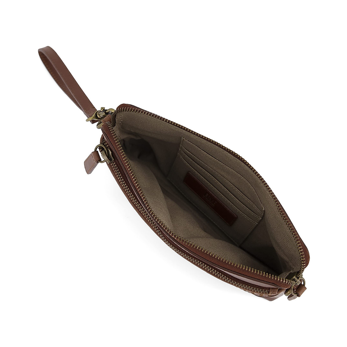 Frye Melissa Crossbody Wristlet, Cognac Basket