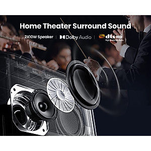 Dangbei Mars Pro 4K Projector & Floor Stand & Streaming Dongle