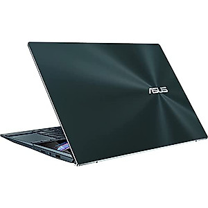 ASUS ZenBook Duo 14 UX482 FHD Touchscreen (Intel 4-Core i7-1165G7, 16GB RAM, 1TB SSD) Business Laptop, Innovative ScreenPad Plus, Backlit KeyBoard, Thunderbolt 4, Webcam, IST HDMI, Stylus, Win 11 Home