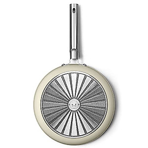 Smeg Cookware 12-Inch Cream Frypan