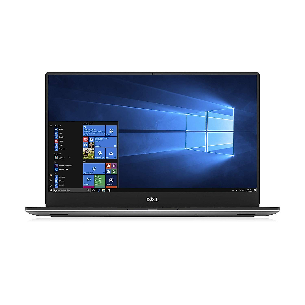 Dell XPS 15 7590 Laptop 15.6 inch, 4K UHD OLED InfinityEdge, 9th Gen Core i7-9750H, NVIDIA GeForce GTX 1650 4GB GDDR5, 256GB SSD, 16GB RAM, Windows 10 Home, XPS7590-7572SLV-PUS, 15-15.99 inches