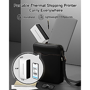 Phomemo Bluetooth Thermal Label Printer, Wireless Label Printer for Shipping Package & Small Business, 4x6 Address Label Printers, Thermal Printer Support iPhone, iPad, Mac, Windows, Android