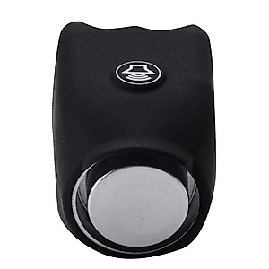 Electric Bell, Bike Bell, Cycling Road Bike Electric Horn Bike E-Bell Handlebar Bell Riding Accessories(Black)