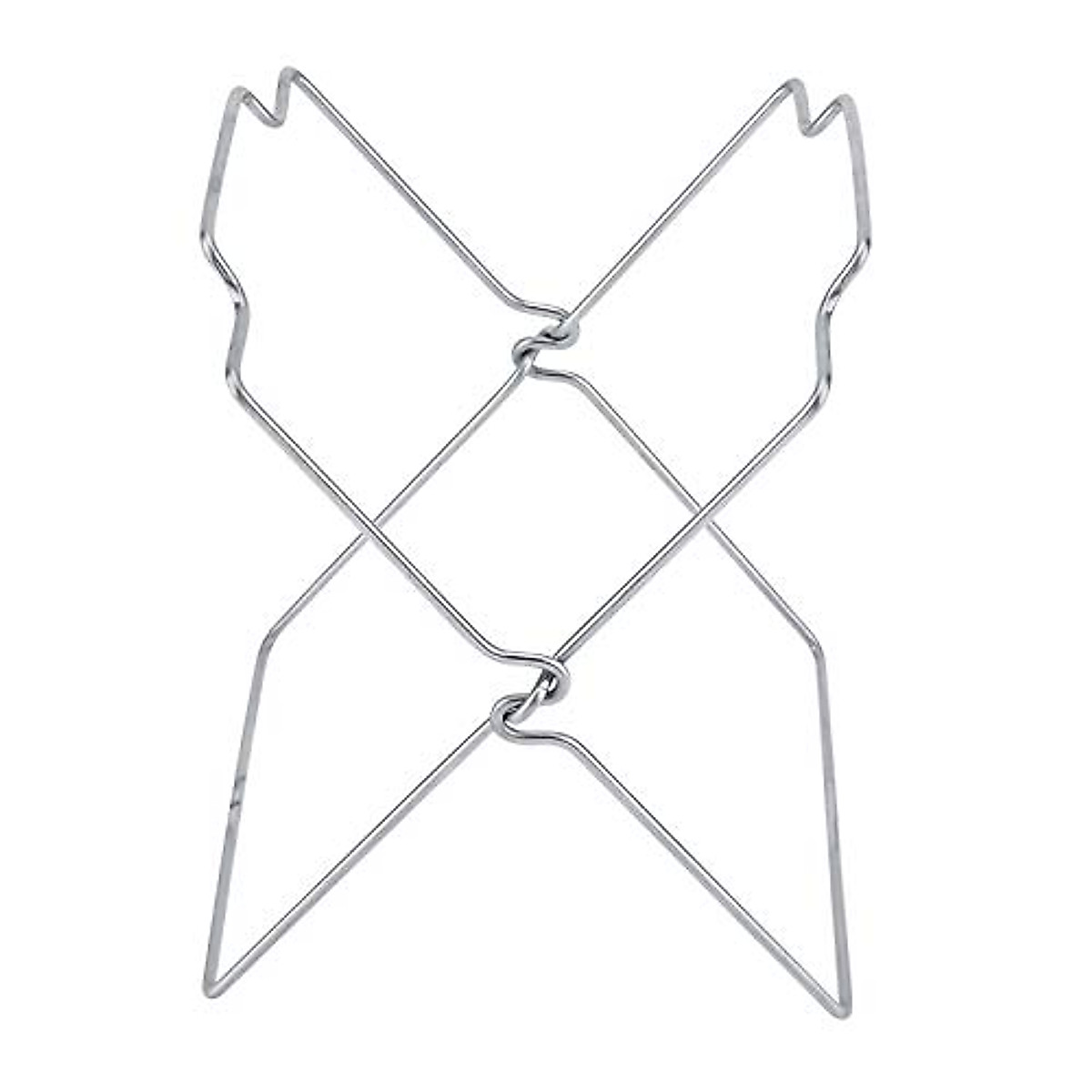 Nicoone Foldable Trash Bag Holder Trash Bin Stand, Folding Mini Plastic Bag Trash Bin Holder Garbage Bags Storage Rack, Space Saving Kitchen Organizer