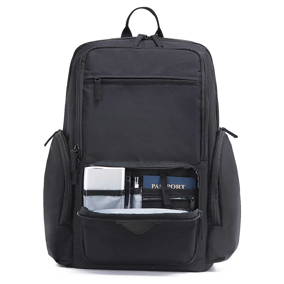 Harley-Davidson Bar & Shield Crinkle Nylon Water-Resistant Backpack - Black