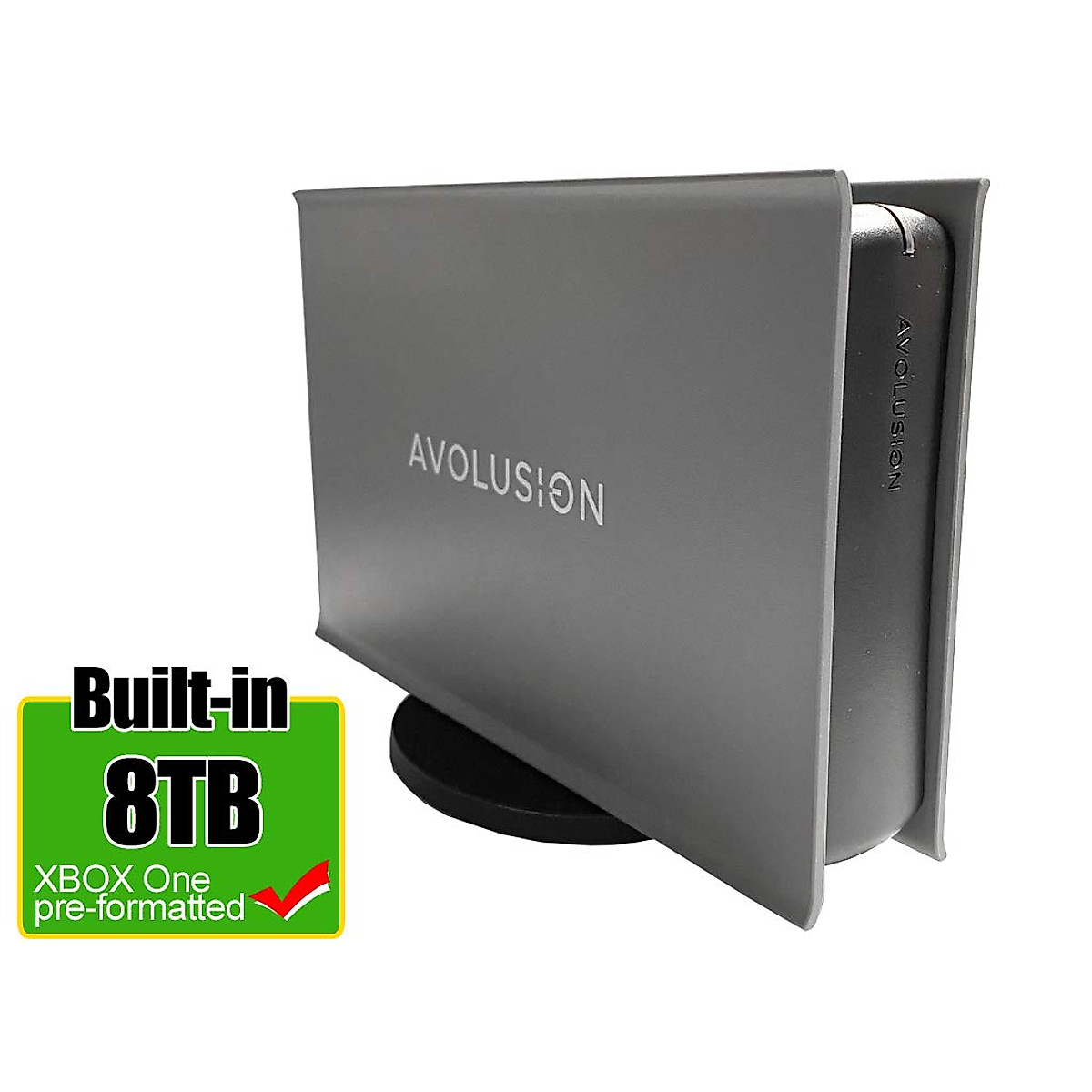 Avolusion PRO-5X Series 8TB USB 3.0 External Gaming Hard Drive for XBOX One Original, S & X (Grey)