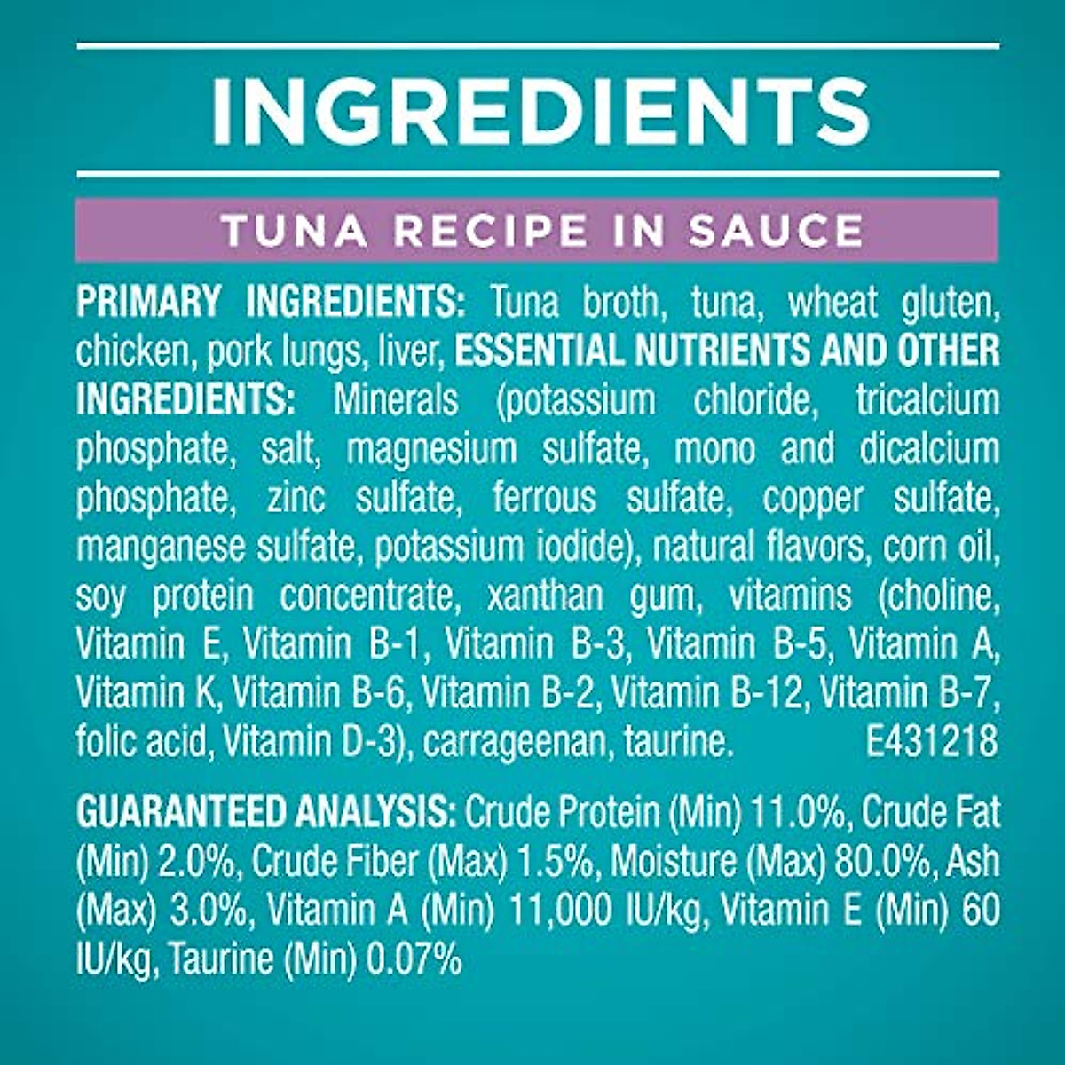 Purina ONE Natural, High Protein Wet Cat Food Variety Pack, True Instinct Turkey, Chicken & Tuna Recipes - (2 Packs of 12) 3 oz. Cans