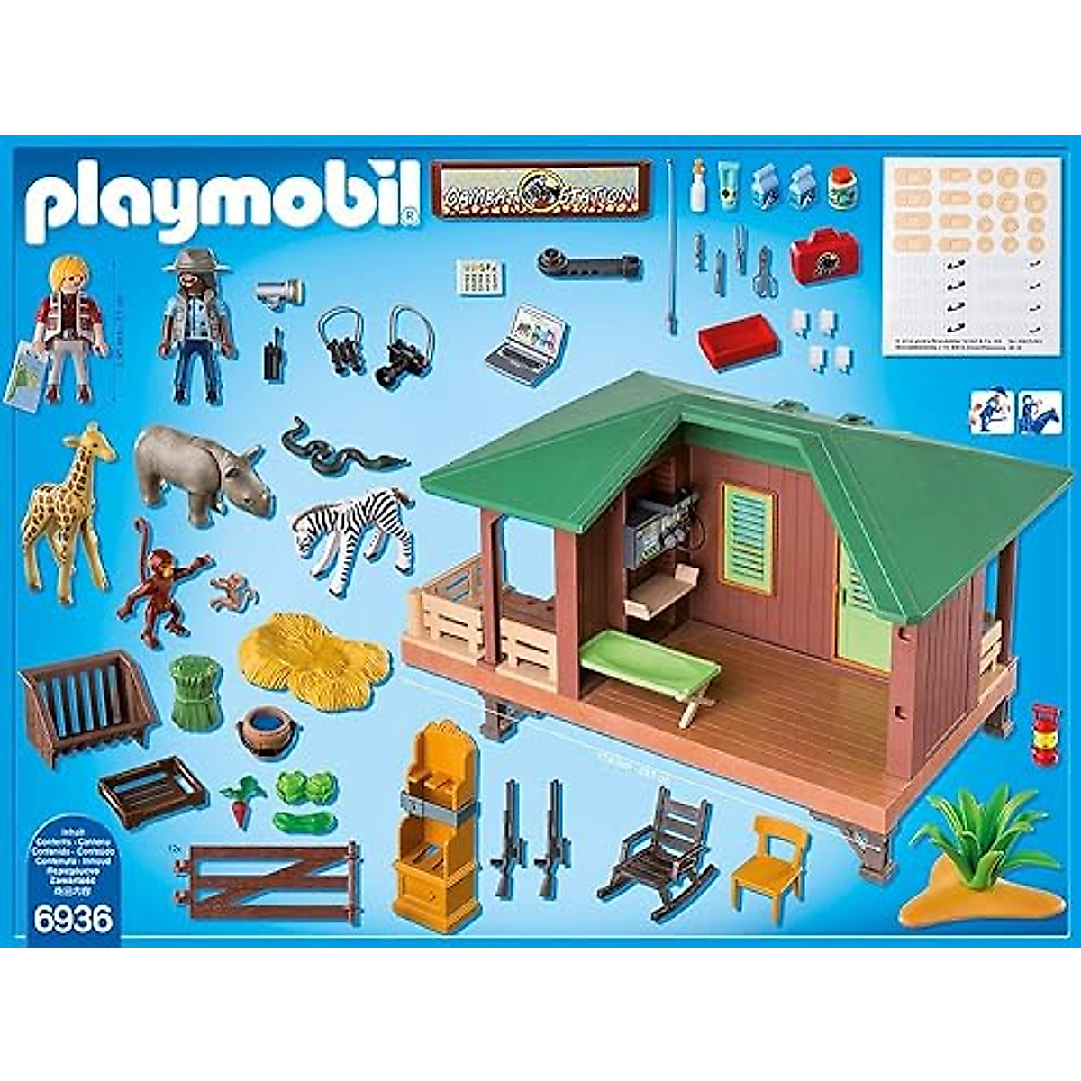 Playmobil Ranger Station with Animal Area