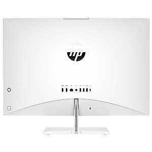 HP Pavilion All-in-One Desktop, 27" FHD Display, AMD Ryzen 7 5700U Processor, 16GB RAM, 1TB SSD, Micro-Edge, Anti-Glare, Wi-Fi 6, Webcam, HDMI, Wired Keyboard&Mouse, Windows 11 Home, White