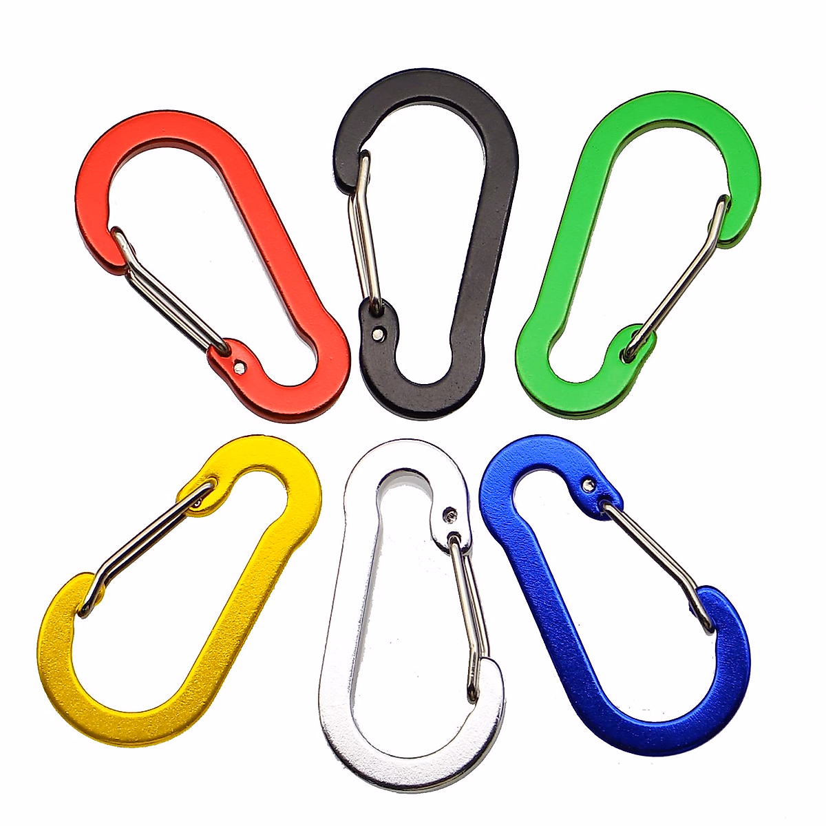 Lix&Rix Stretch Spiral Coil Cord Lanyards for Fishing Equipment Rangefinder Tool Tether Hunting Pliers Case Leash, Blue 3pcs