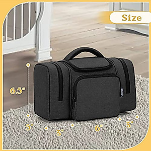 BAFASO Wearable Breast Pump Bag Compatible with Medela Pump in Style, Tote for Wearable Breast Pump and Extra Parts (Patent Pending), Black