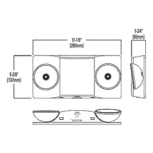EATON Lighting SEL17 Electrical Interior Emergency Lights,White