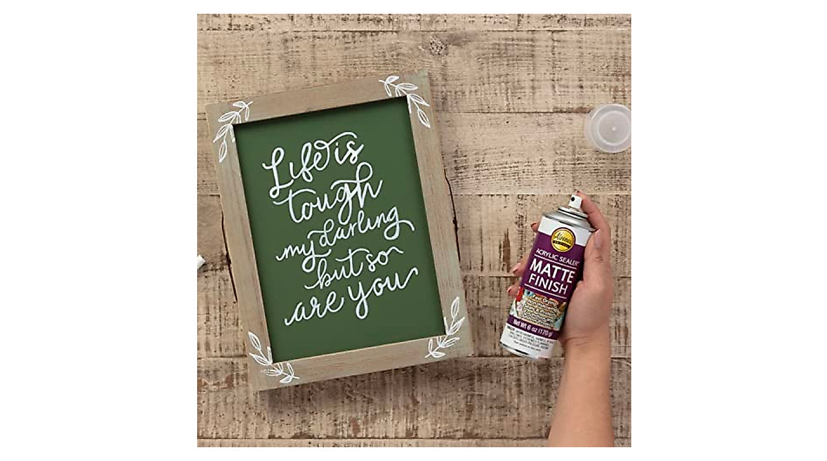 Aleene's 6oz Acrylic Sealer Spray - Clear Matte Finish for Crafts