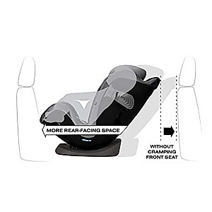 Cybex Eternis S, All-in-One Convertible Car Seat, Use from Birth to 120 lbs, Reclining 12-Position Height-Adjustable Headrest, Side Impact Protection, Lavastone Black 1 Count (Pack of 1)