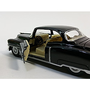 Kinsmart 1953 Cadillac Series 62 Black 2 Door Coupe 1/43 O Scale Diecast Car