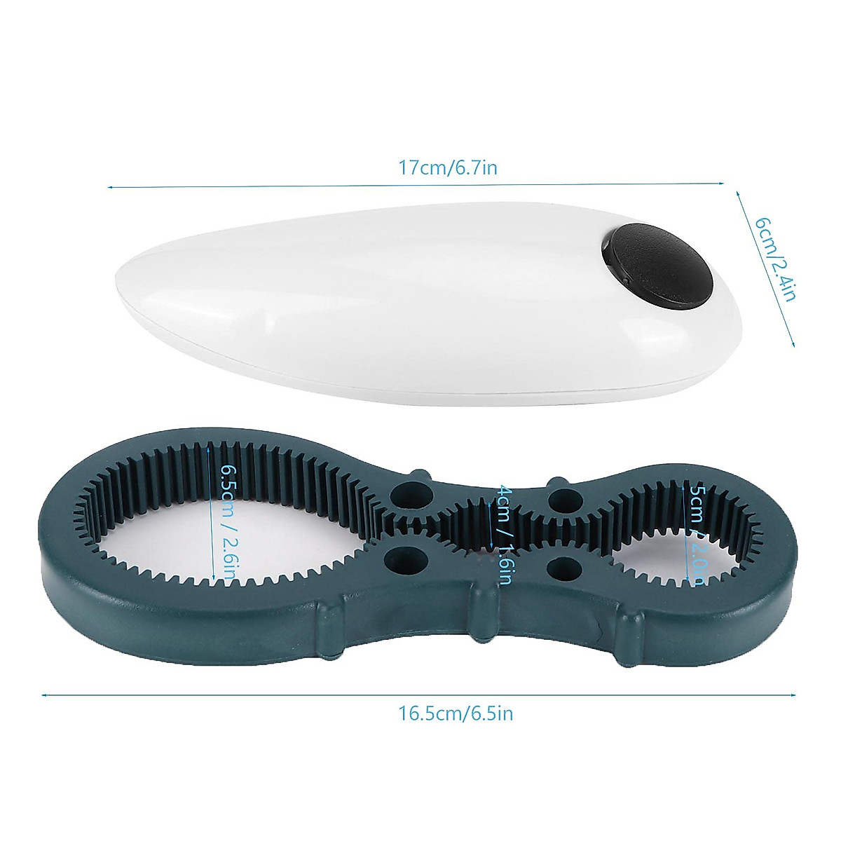 Can Opener, Electric Can Opener Portable ABS and Stainless Steel Manual Automatic Bottle Opener Kitchen Electric Can Opener for Home Kitchen Restaurant Tool/973