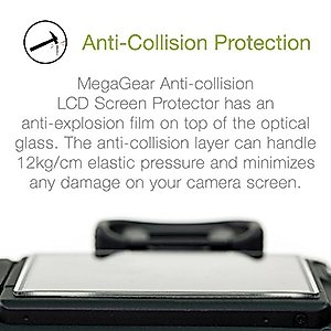 MegaGear Camera LCD Optical Screen Protector Compatible with Olympus OM-D E-M1 Mark III, E-M1 Mark II, Transparent (MG1063)
