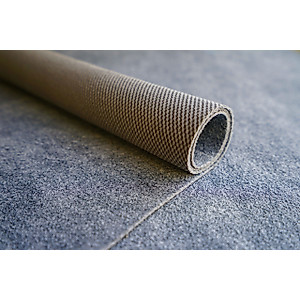 RUGPADUSA - Dual Surface - 4'x6' - 1/10" Thick - Felt and Rubber - Low Profile Non-Slip Rug Pad - Made in The USA