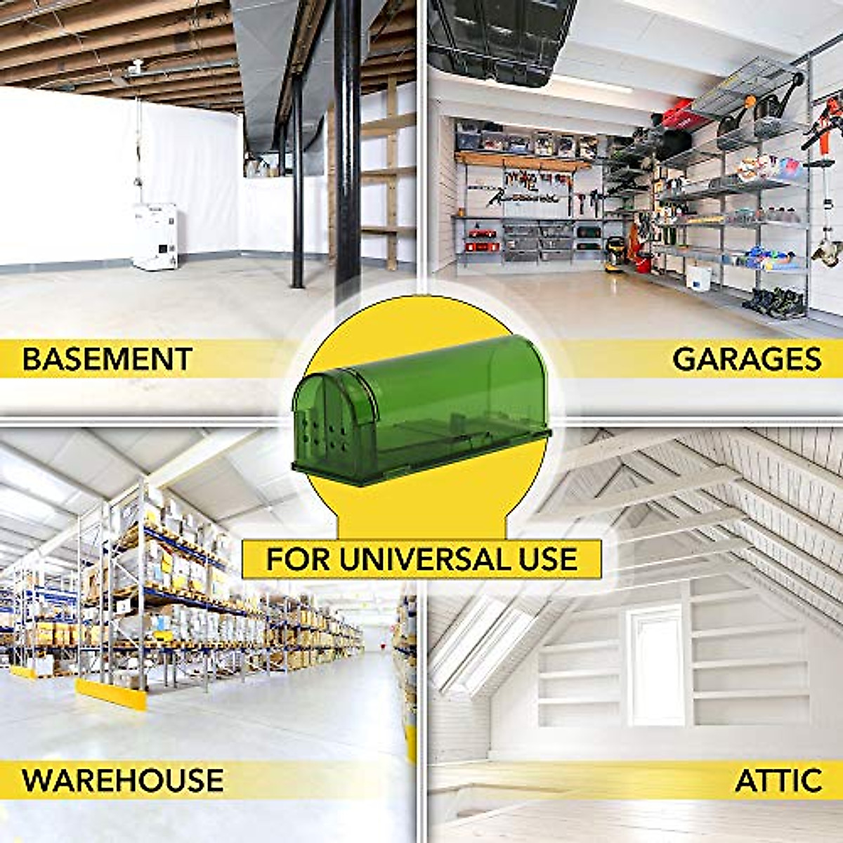 Harris Humane Mouse Trap, Catch and Release, 2-Pack