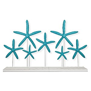 SAILINGSTORY Starfish Decor Coastal Beach Decorations for Home Beach Bathroom Decor Nautical Ocean Decor Large
