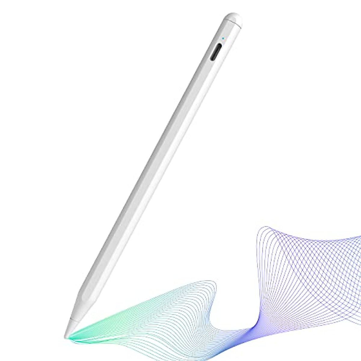 Pencil Stylus for iPad 10th Generation，Palm Rejection Stylus Pen Compatible with iPad Pro 11 inch/iPad Pro 12.9 inch 5th 6th Gen/iPad 10th 9th 8th Gen/iPad Mini 6th Gen/iPad Air 5th Gen (White)