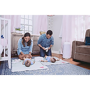 Diaper Genie Playtex Expressions Fabric Sleeve, Grey Clovers