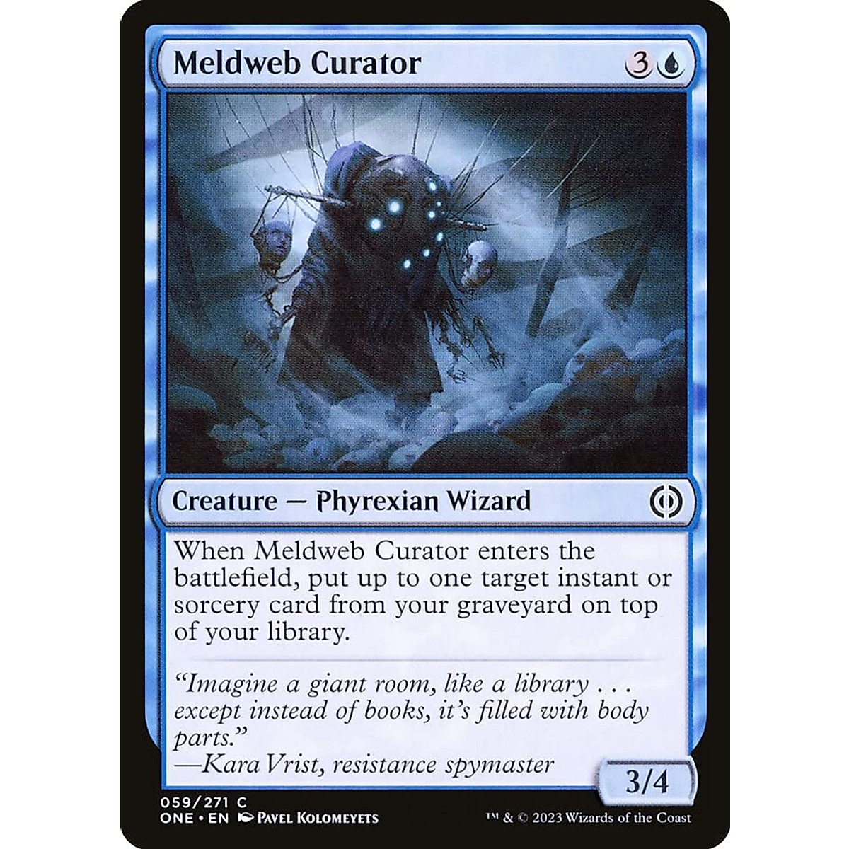 Magic: the Gathering - Meldweb Curator (059) - Phyrexia: All Will Be One