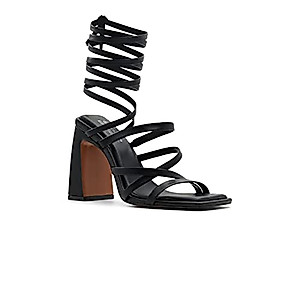 Call It Spring Women's Carolyna Heeled Sandal, Black, 8