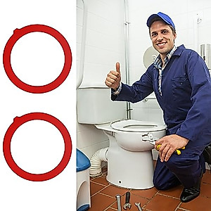 Flush Valve Seal Compatible with Kohler, 2 Pcs Silicone Canister Flush Valve Seal Kit, Toilet Tank Parts Canister Flush Valve Gasket Replacement Compatible with K-GP1059291 K-4436 Part