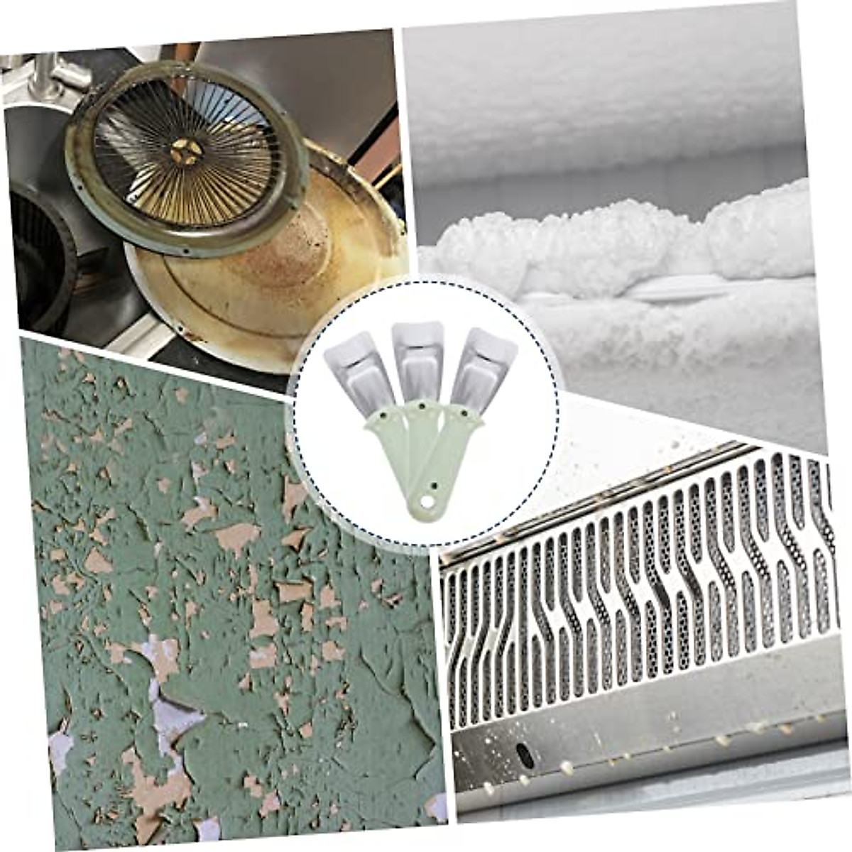 Happyyami 18 pcs Refrigerator Frost Removal Shovel ice Removal Tool Windshield ice Scraper Refrigerator ice Scraper Windows Cleaning Tools Window Cleaning Tools car Cleaning Tools Ice Shovel