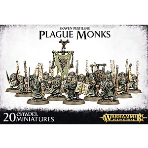 Games Workshop Warhammer 40K Age of Sigmar Skaven Pestilens Plague Monks