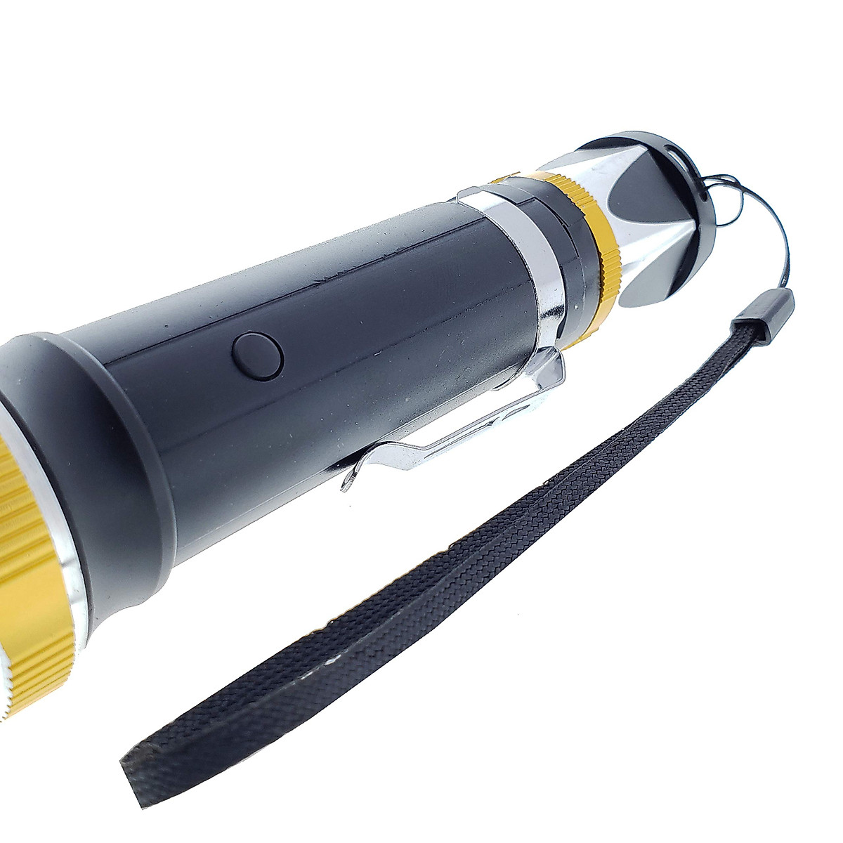 Thunder Blast 7 1/4" Heavy Duty Stun Gun LED Flashlight Rechargeable w/Nylon Sheath. for Self Defense, Personal Protection