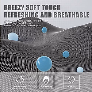 Dowinx Gaming Chair Fabric with Pocket Spring Cushion, Massage Game Chair Cloth with Headrest, Ergonomic Computer Chair with Footrest 290LBS, Black