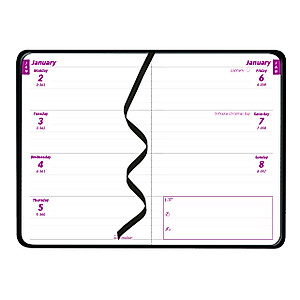 Brownline 2023 Essential Weekly Pocket Planner, 12 Months, January to December, Perfect Binding, 4" x 2.625", Assorted Colors (CB404.ASX-23)