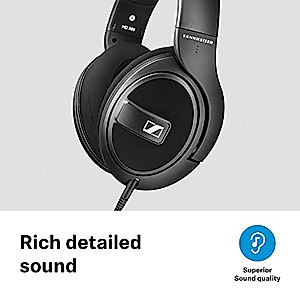 SENNHEISER HD 569 Closed Back Headphone,Black