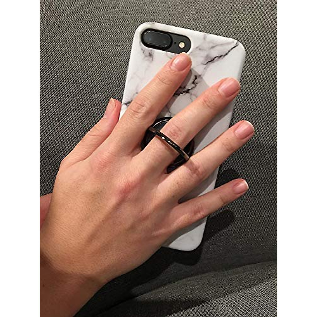 3dRose Yellow Image of Marble Octagon Pattern - Phone Rings (phr_358921_1)