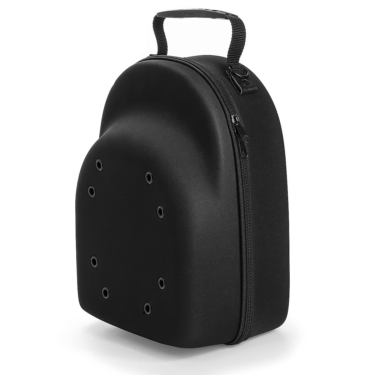 Peohud Hat Case for Baseball Caps, Cap Carrier Storage Bag, Hat Travel Case with Carrying Handle and Shoulder Strap, Easy to Carry Baseball Cap Organizer Holder for 6 Hats, Perfect for Traveling