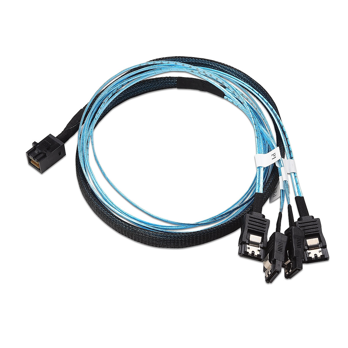 Cable Matters Internal Mini SAS HD to SATA Cable 3.3 Feet, 1m (SFF-8643 to SATA Forward Breakout)