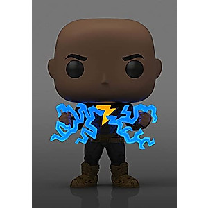 Funko Pop! Movies: Black Adam - Black Adam No Cape with Lighting Chest - Chance of Chase, Multicolor, Standard, 64189