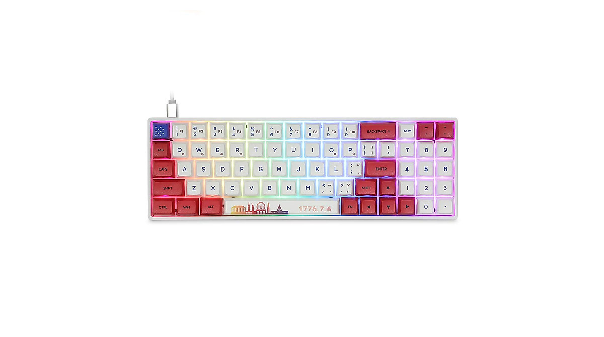 SKYLOONG GK71 Mechanical Keyboard - RGB Backlight, Hot-Swap