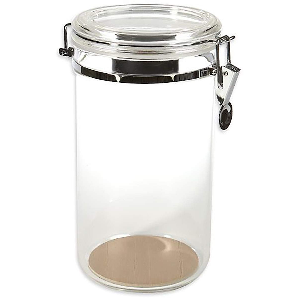 Prestige Import Group AJ25 25 Count Acrylic Humidor Jar with Humidifier and Spanish Cedar Interior Lining on Bottom