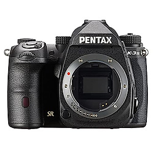 Pentax K-3 Mark III APS-C-Format DSLR Camera Body with SMCP-DA 35mm f/2.8 HD Macro Lens, Black Bundle with Flashpoint Zoom-Mini TTL R2 Flash, Softbox