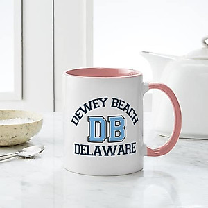 CafePress Dewey Beach DE Varsity Design Mug Ceramic Coffee Mug, Tea Cup 11 oz