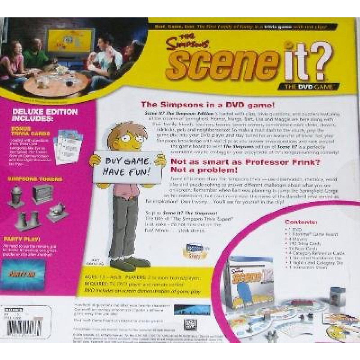 The Simpsons Scene It Game With DVD Trivia Questions