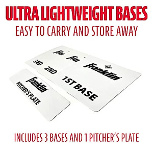 Franklin Sports MLB Teeball Starter Set - Youth Baseball and Tball Tee, Baseball and Bases with Rebounder Net - Full Beginner