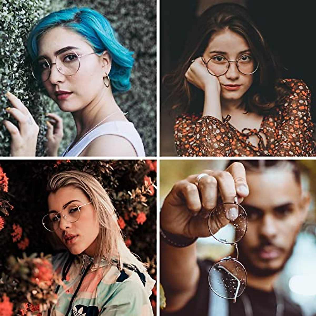 TOKIMMASH Eyeglass Nose Pad Repair Kit with Screws, Eyeglass Nose Pad Replacement Multi-Function Screwdriver, Eyeglass Nose Frame Repair Tool and Cleaning Cloth Set