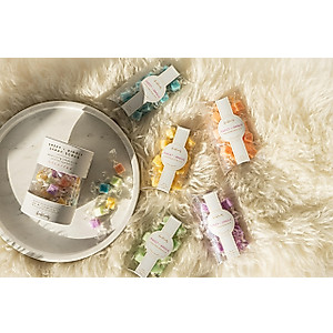 Bonblissity Sweet+Single Candy Sugar Scrub, Assorted, 30 Pcs - Exfoliating, Skin, Hands, Feet, Natural Butters & Oils, Sugary, Salty, Individually Wrapped, Exfoliate & Moisturize, On The Go, Travel