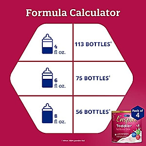 Enfagrow Enspire Toddler Nutritional Drink with Lactofrerrin, DHA, and MFGM for Brain Support and Immune Health, Non-GMO, Powder Tub 24 Oz, Pack of 4